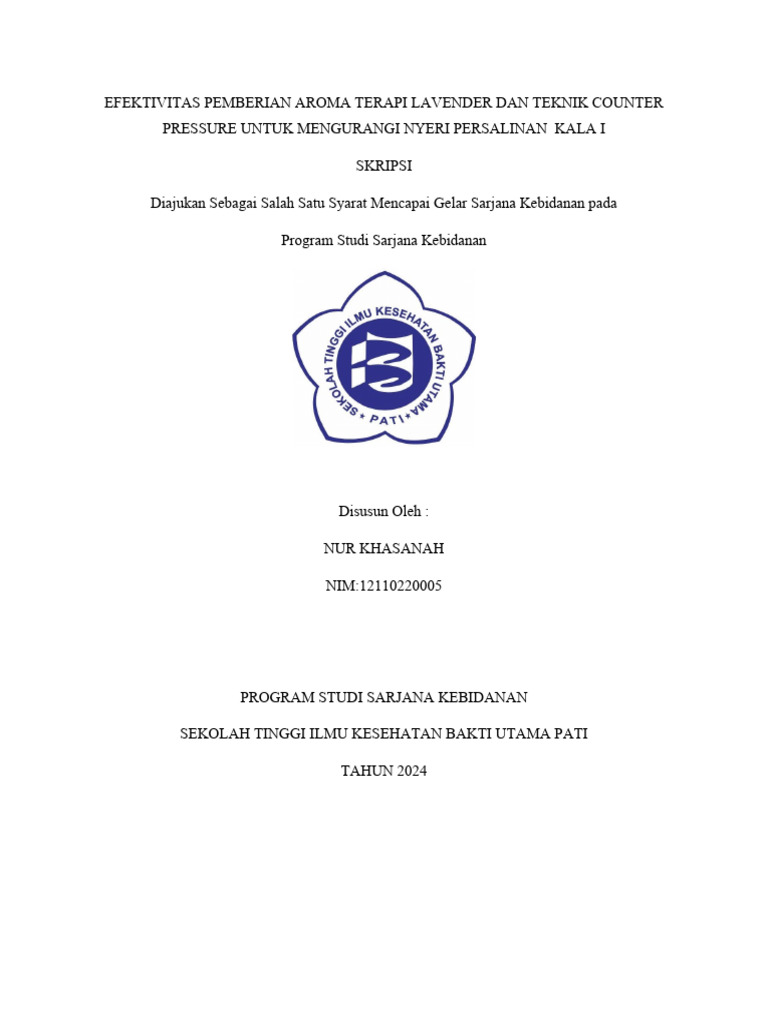 Awal Proposal | PDF | Pengembangan Diri