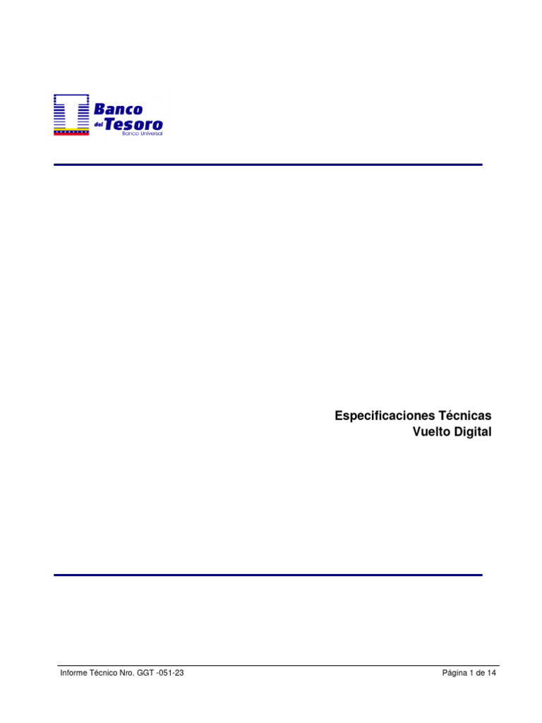 Especificaciones del Vuelto Digital | PDF | Script Java | Ingeniería de ...