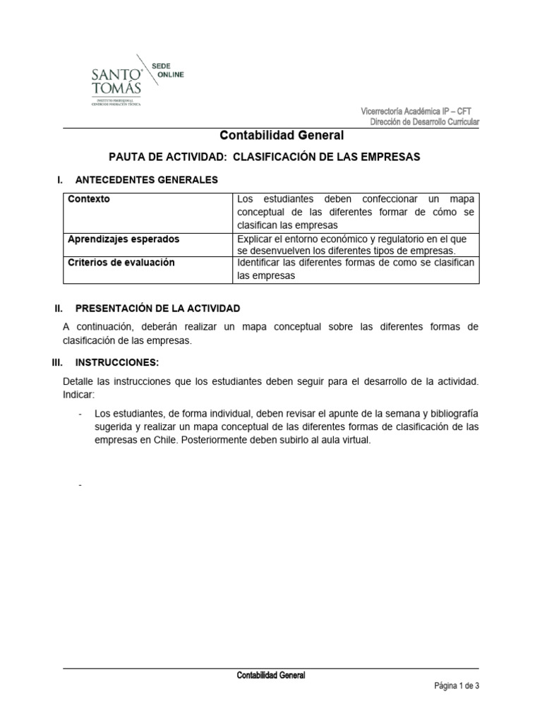 Con054 Act Clasi Empresas S1 | PDF | Evaluación | Aprendizaje