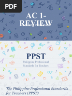 Overview of PPST's 7 Teaching Domains | PDF | Teachers | Learning