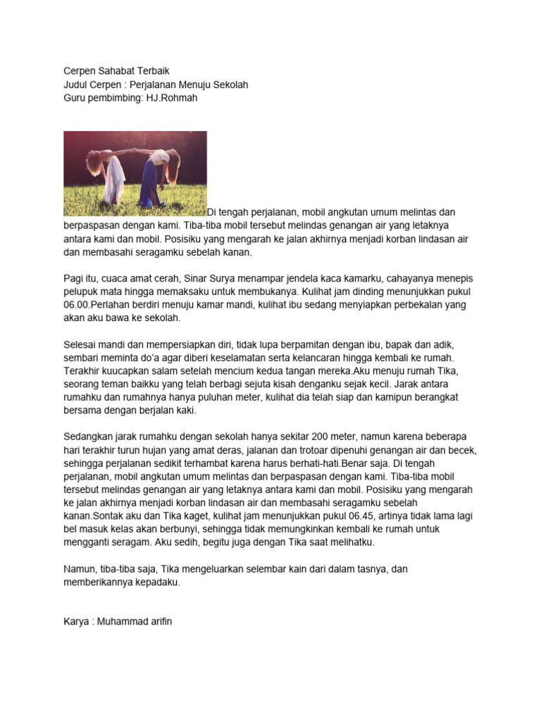 Cerpen Sahabat Terbaik | PDF