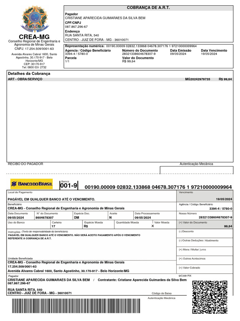 Boleto | PDF | Brasil | Dinheiro