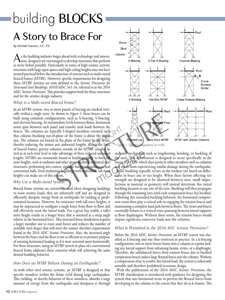 Bracing rules | PDF | Buckling | Strength Of Materials