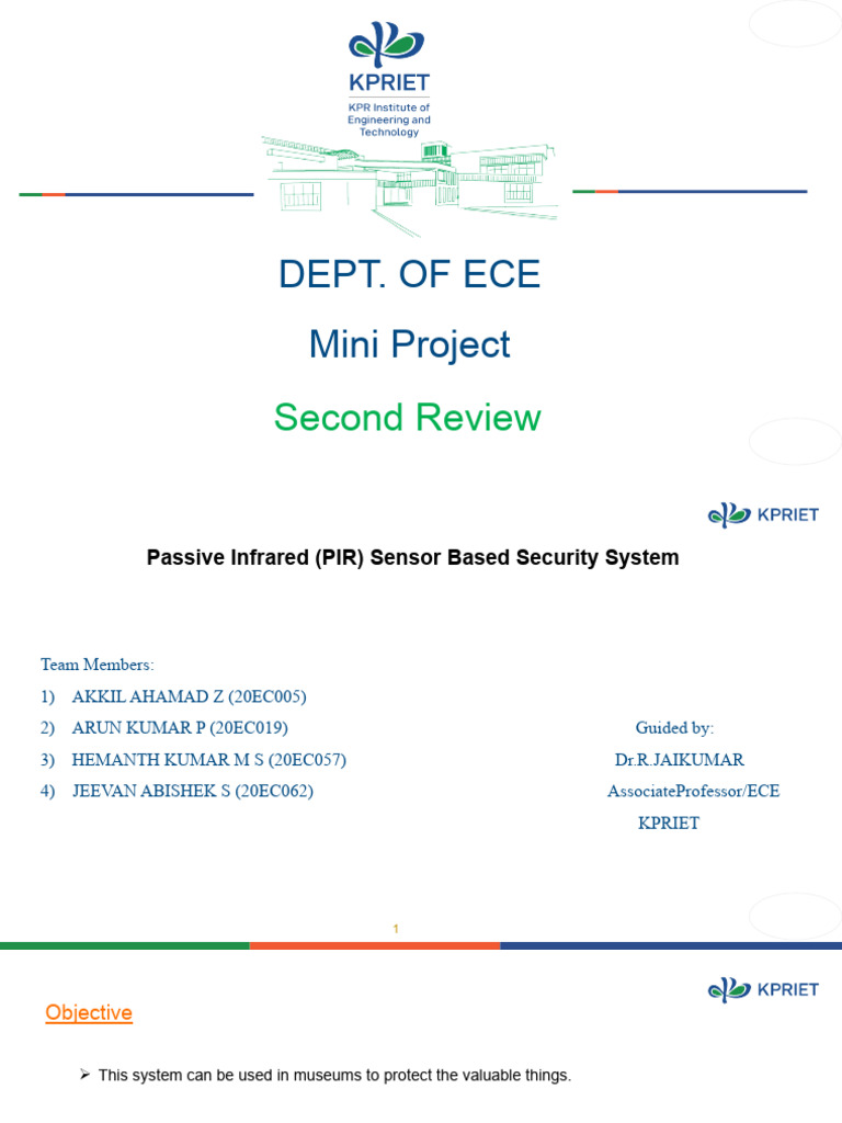 First Review | PDF | Security Alarm | Computer Engineering