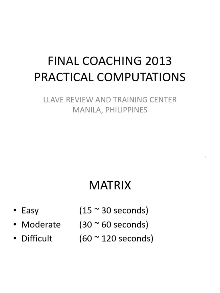 LLAVE Final Coaching Handouts 2013.PDF | Download Free PDF | Value Added Tax | Ad Valorem Tax
