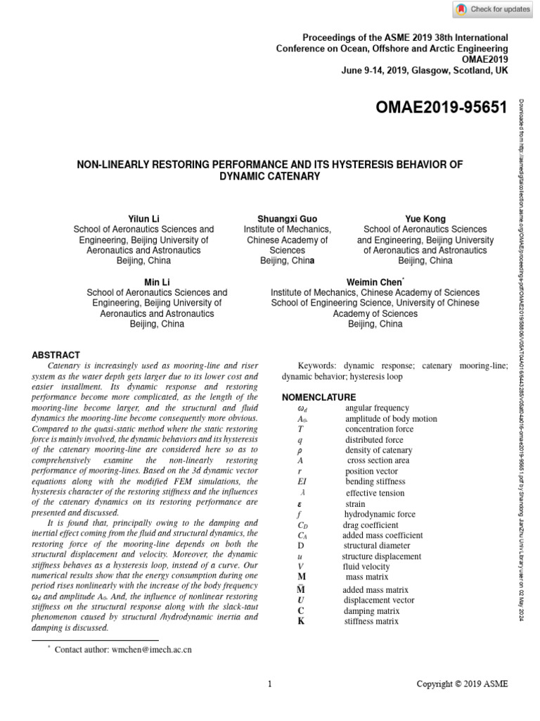 Non-Linearly Restoring Performance and Its Hysteresis Behavior of | PDF ... Non-Linearly Restoring Performance and Its Hysteresis Behavior of | PDF ...
