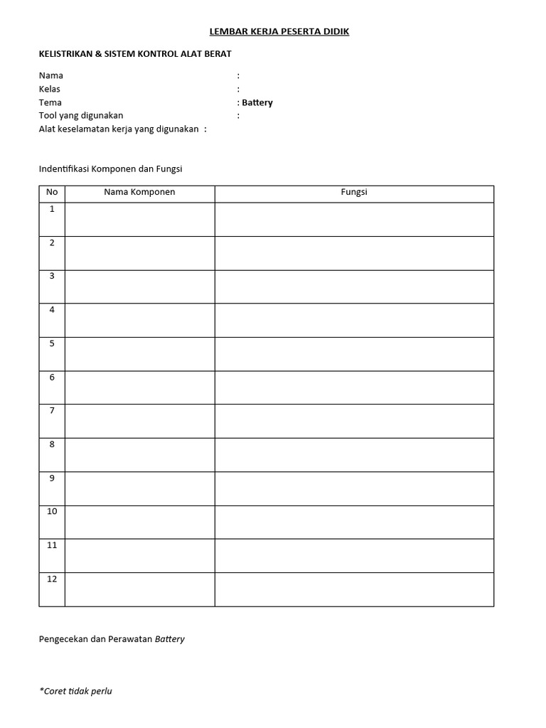 LEMBAR KERJA SISWA LSP P1 | PDF