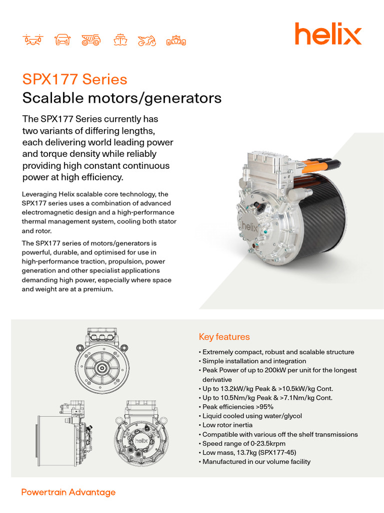SPX177 1AC v3 English Technical Datasheet | PDF | Electric Motor ...