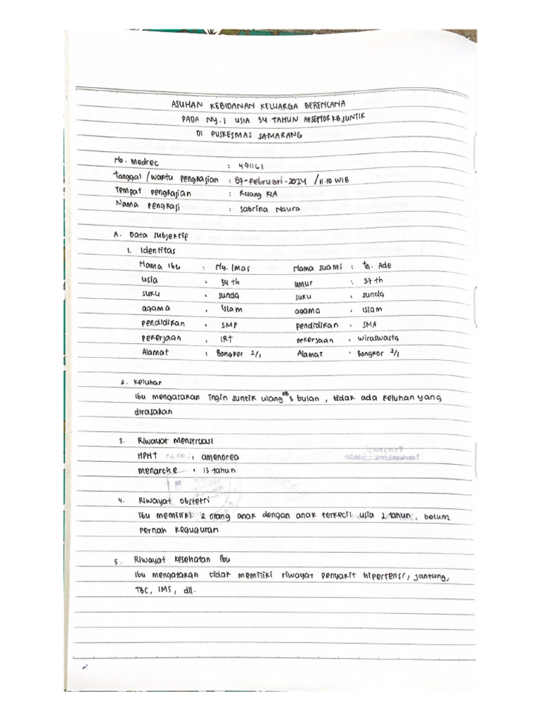 Di Puskesmas Samarang | PDF