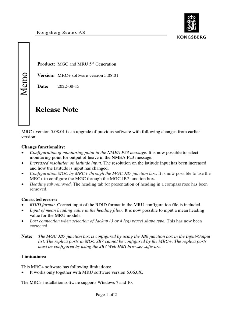 MGC and MRU 5th Generation | PDF | Installation (Computer Programs ...