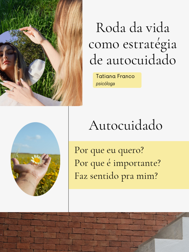 Roda Da Vida Como Estratégia de Autocuidado | PDF | Psicologia ...