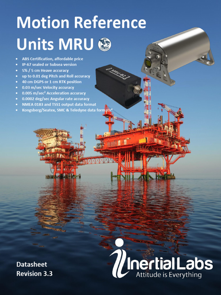 Motion Reference Units Datasheet 3.3 | PDF | Inertial Navigation System ...