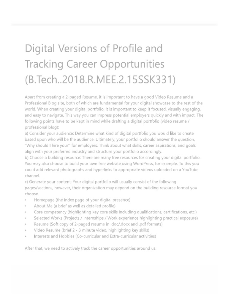 Digital Versions of Profile | PDF