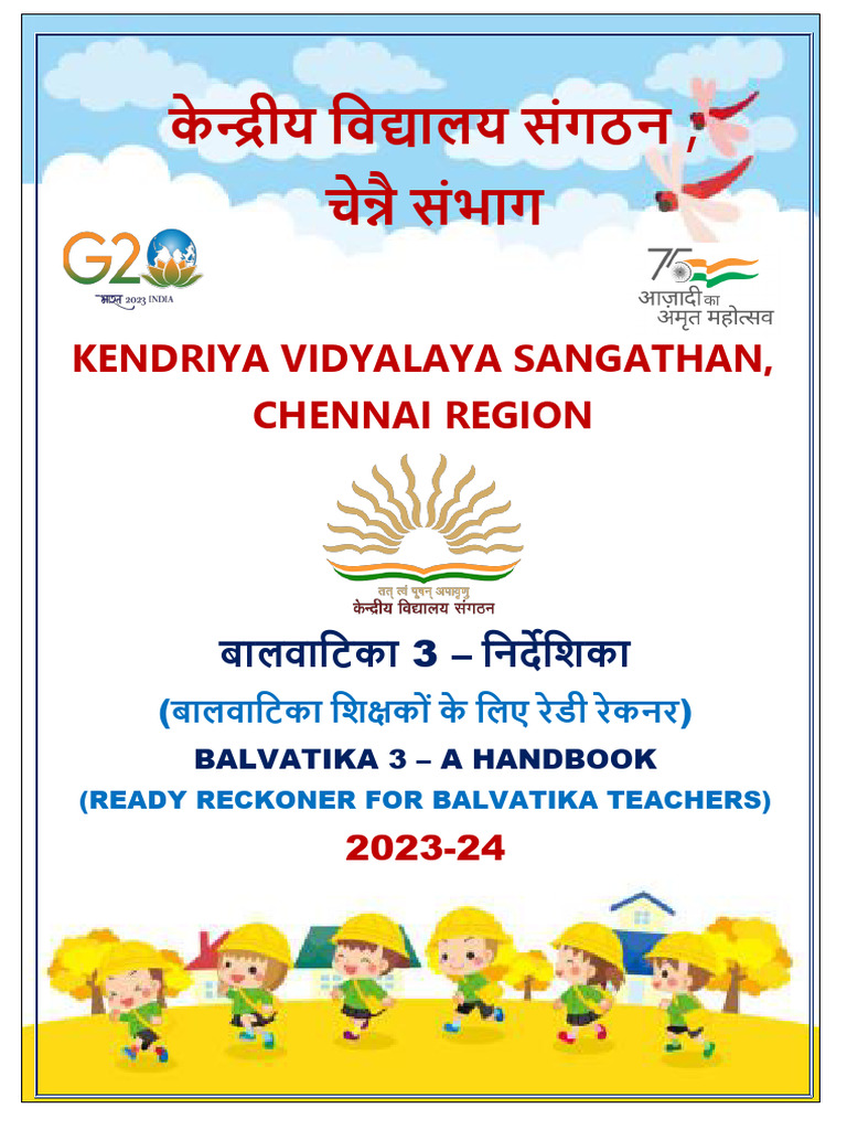 Balvatika 3 Handbook KVS | PDF | Toys | Learning