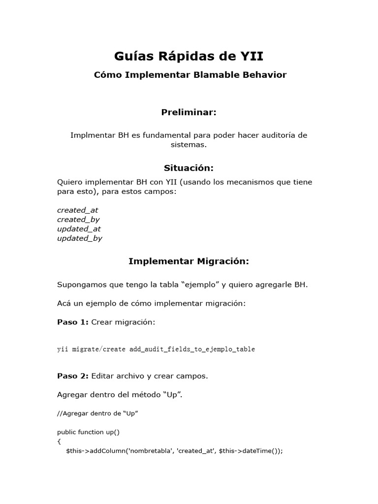 Guias Rapidas - Blamable Behavior | PDF | Informática | Software