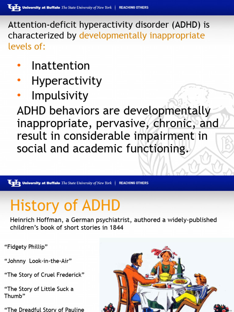 ADHD Ppt | PDF | Attention Deficit Hyperactivity Disorder | Diagnostic And Statistical Manual Of ...