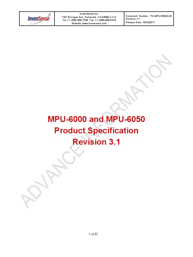 PS Mpu 6000a | PDF