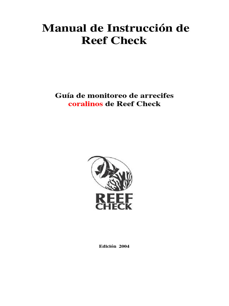 Reef Check Traducci_242n 2004 | PDF | Arrecife de coral | Buceo bajo el ...
