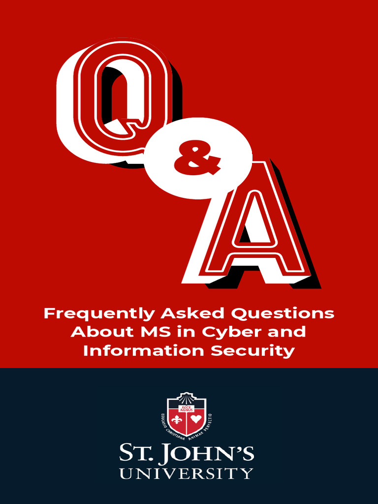 Frequently Asked Questions About MS in Cyber and Information Security ...