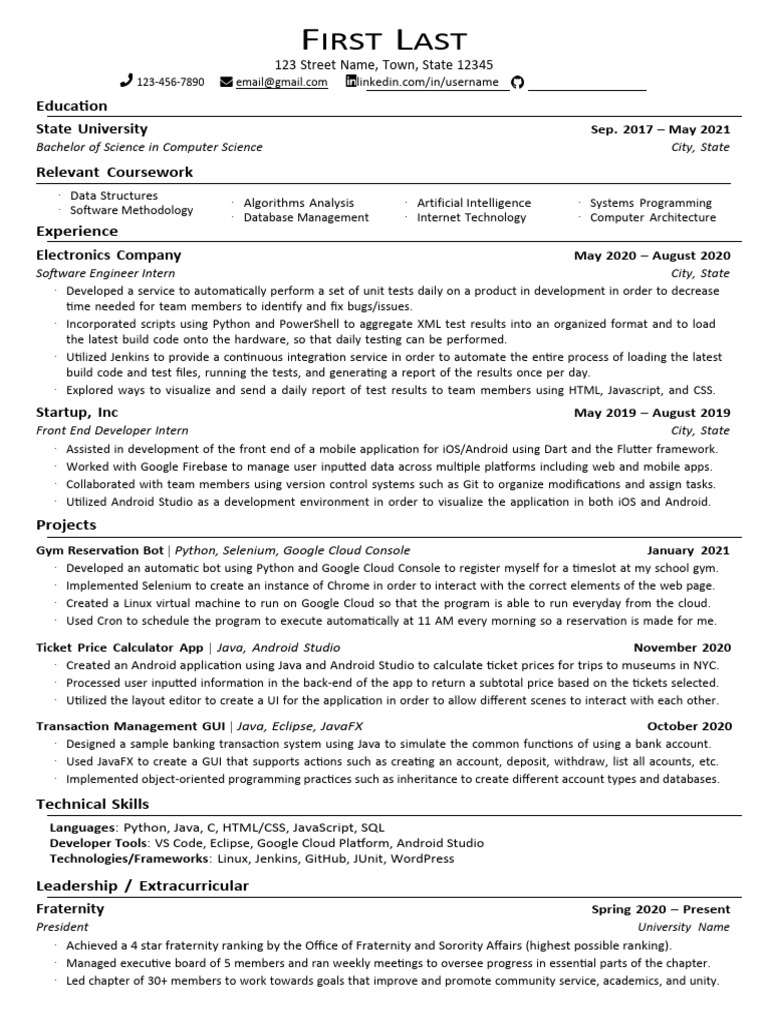 Jakes Resume Anonymous | PDF | Java (Programming Language ... Jakes Resume Anonymous | PDF | Java (Programming Language ...