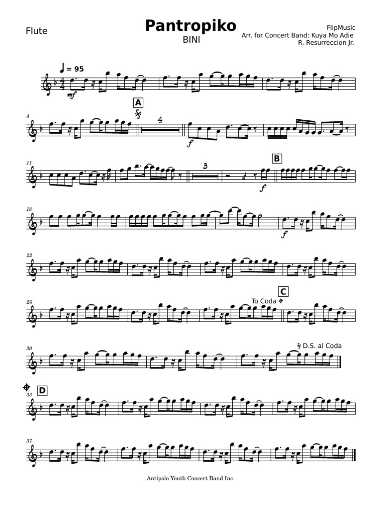 Pantropiko Flute | PDF
