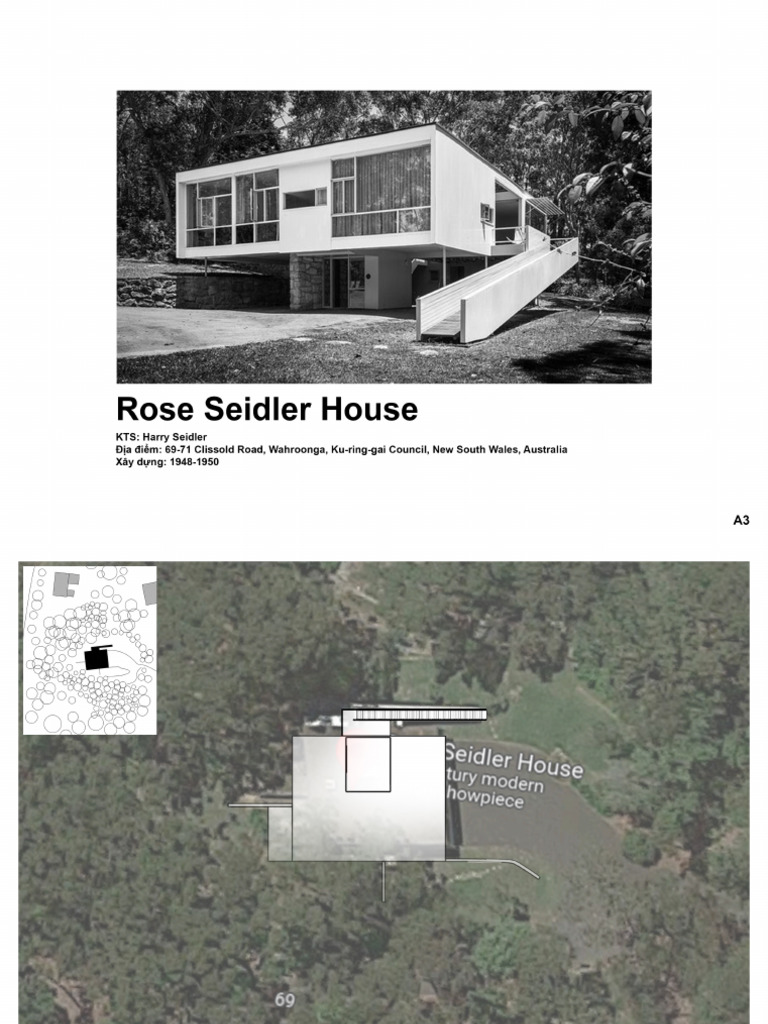 Rose Seidler House by Harry Seidler - A3 | PDF