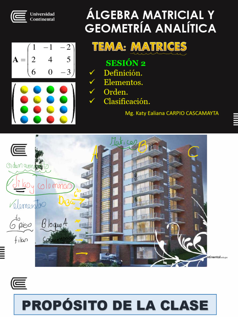 Introducción a las Matrices | PDF | Matriz (Matemáticas) | Geometría