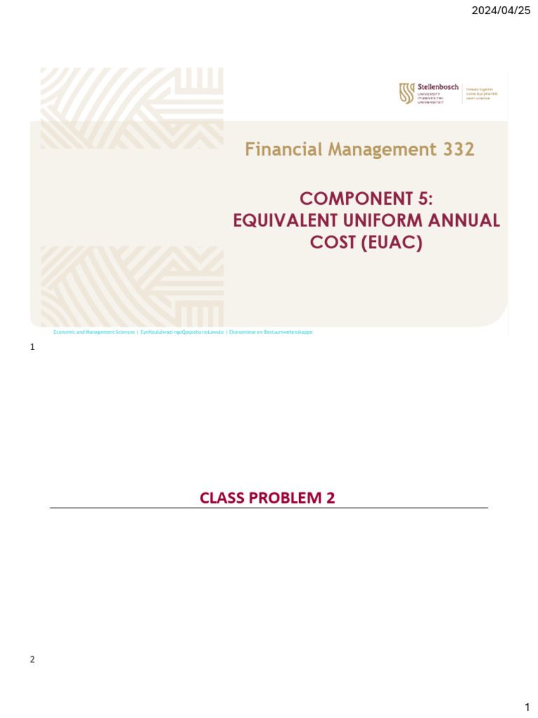 EUAC Analysis for Vehicle Purchase Decision | PDF | Prices | Economics