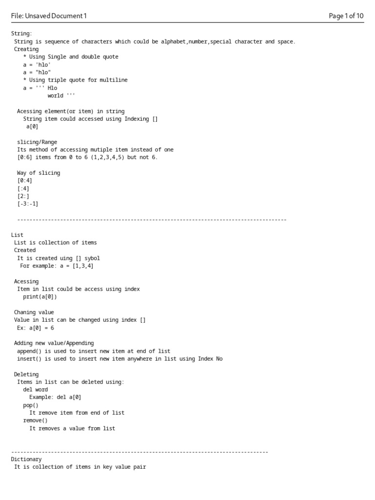 Python Code Pdf String Computer Science Letter Case 