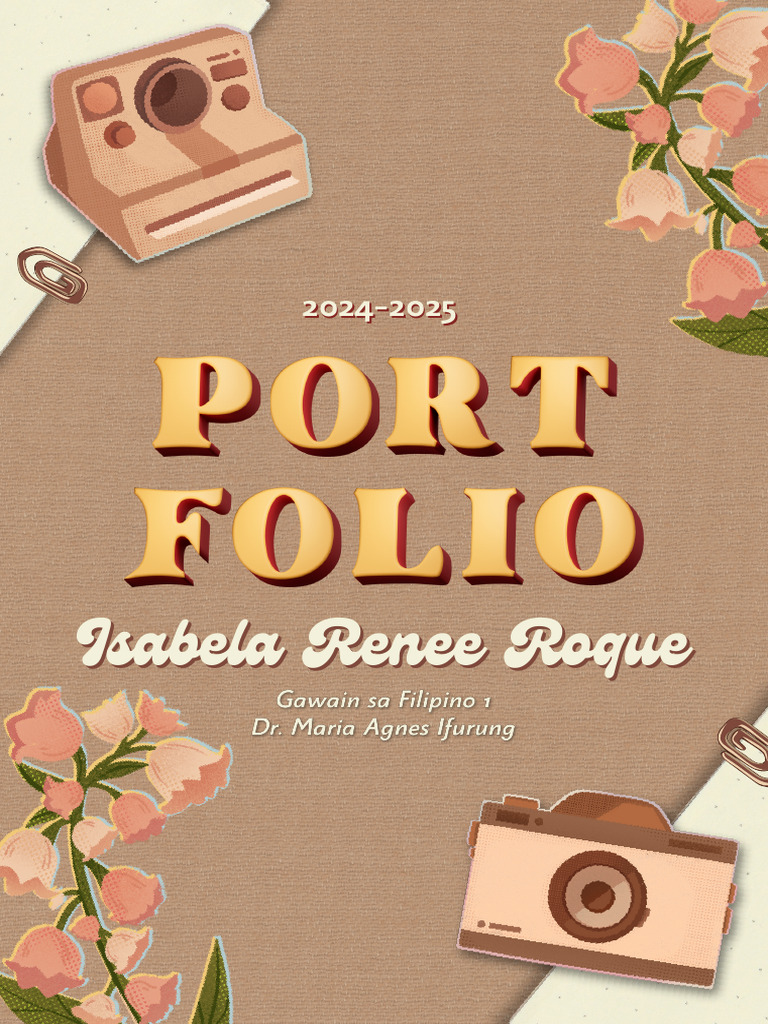 PORTFOLIO FILIPINO - WIKA | PDF