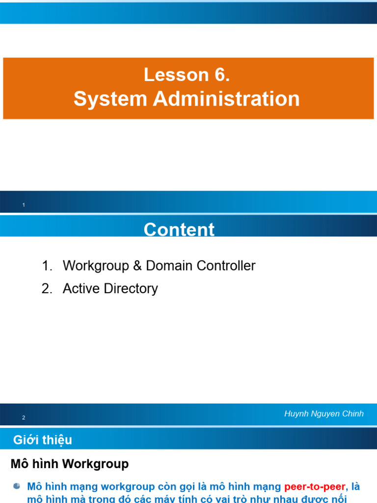 Bai 6 - System Administration | PDF