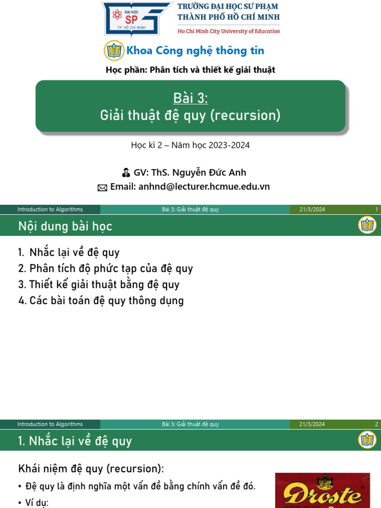 IA Lesson 3 Recursion | PDF