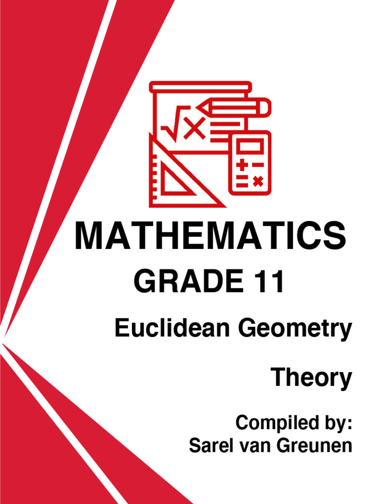 Maths GR 11 Euclidean Geometry Theory | PDF | Circle | Analytic Geometry