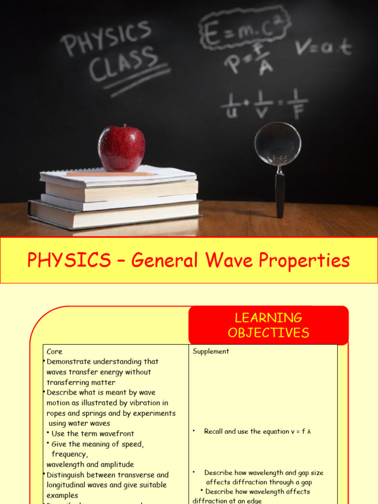 General Wave Properties-L1 | PDF | Waves | Frequency