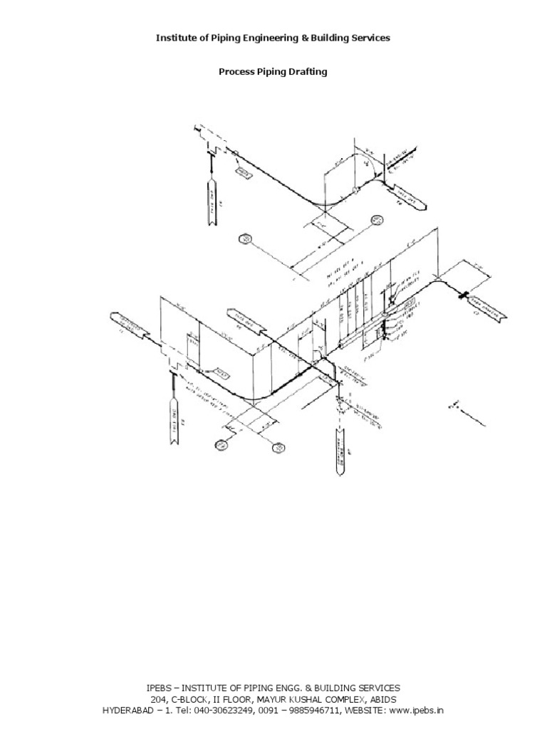 Process Piping Drafting | Technical Drawing | Pipe (Fluid Conveyance)