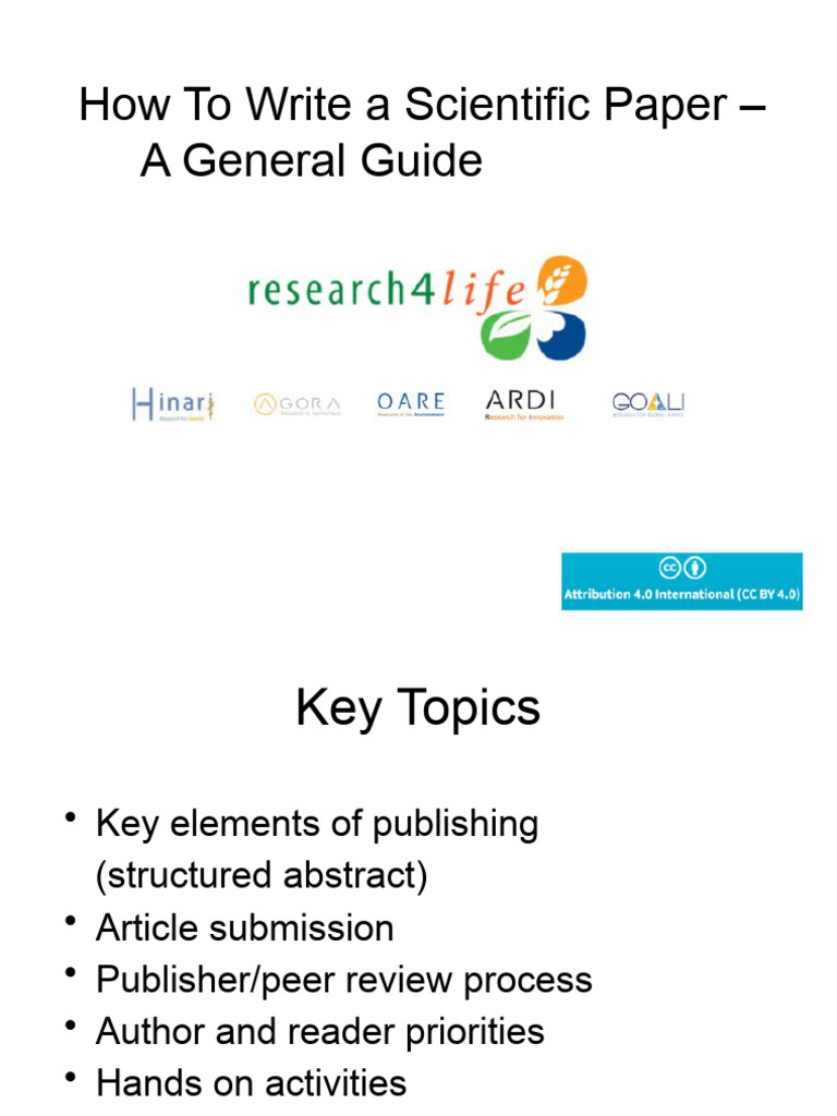 Part B How To Write Publish A Scientific Paper 2018 12 Pdf Academic