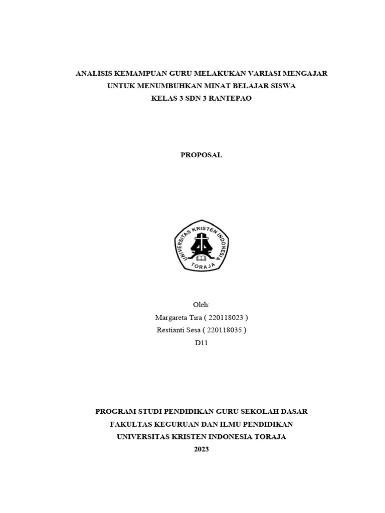 Proposal Resty | PDF