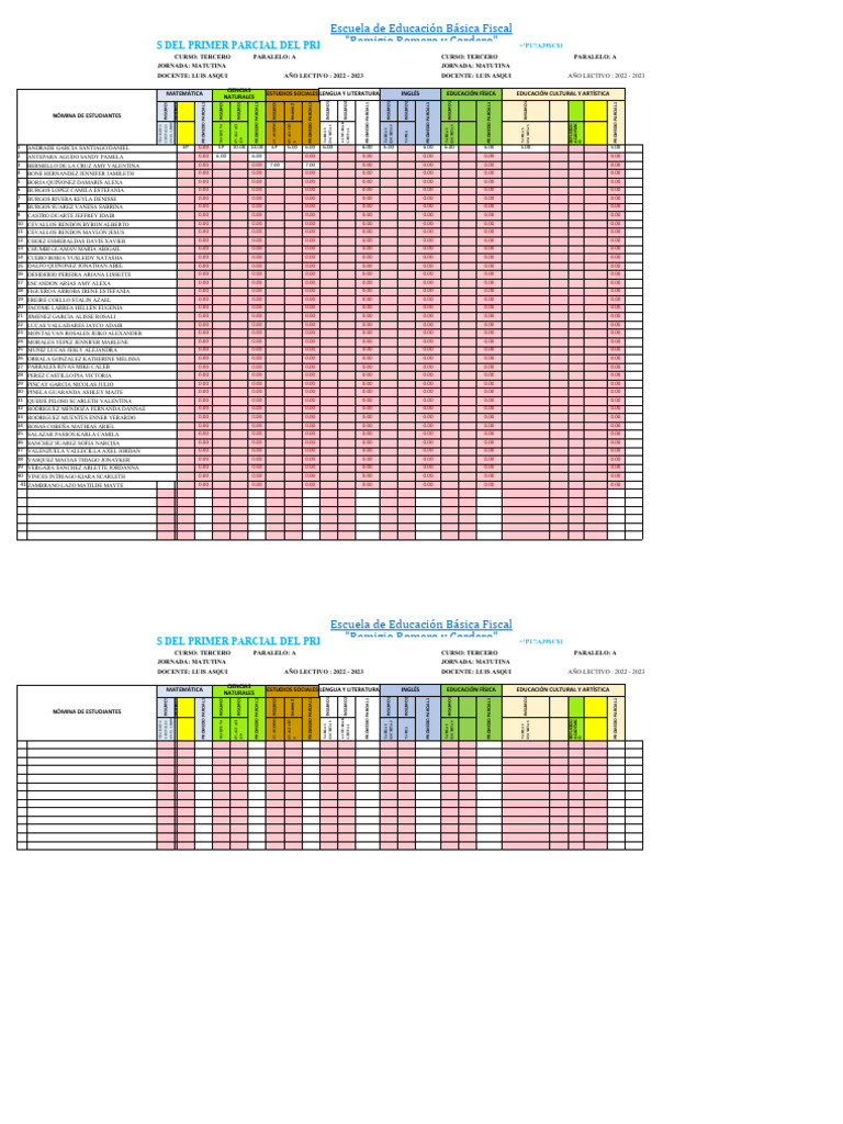 Básica Acta 2022 | PDF