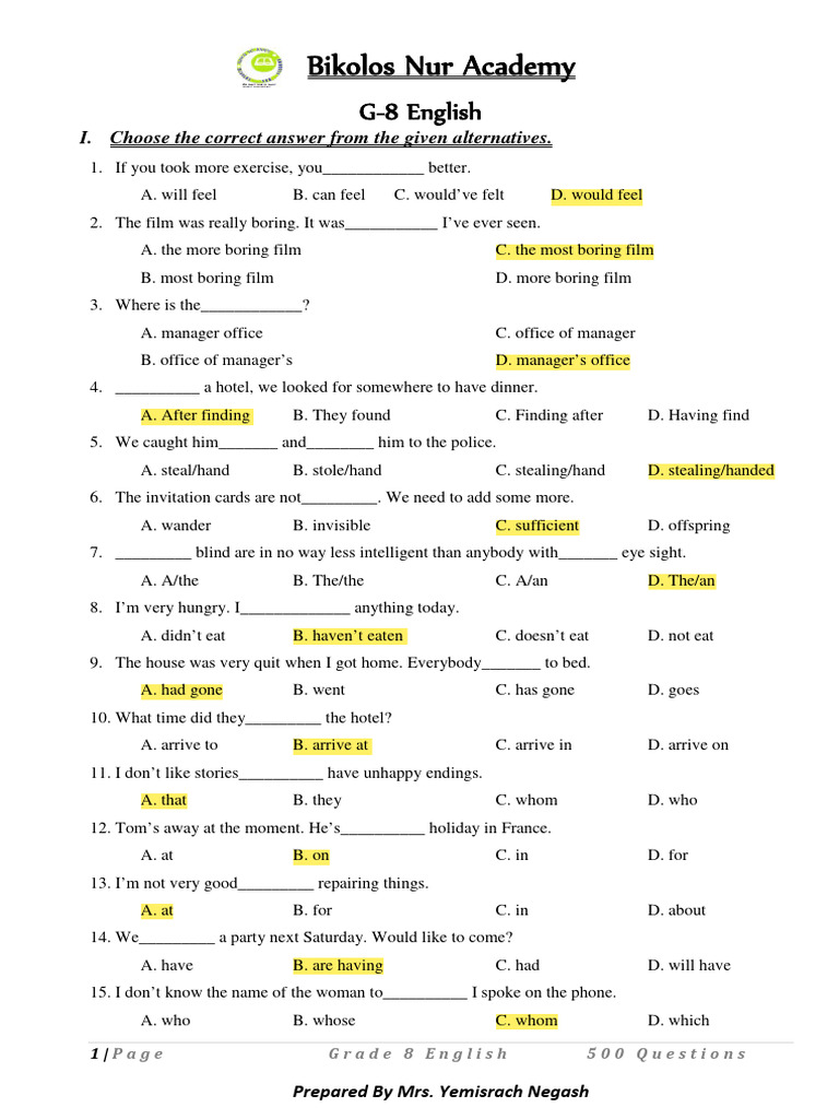 G-8 English | PDF | Chimpanzee | Elephant