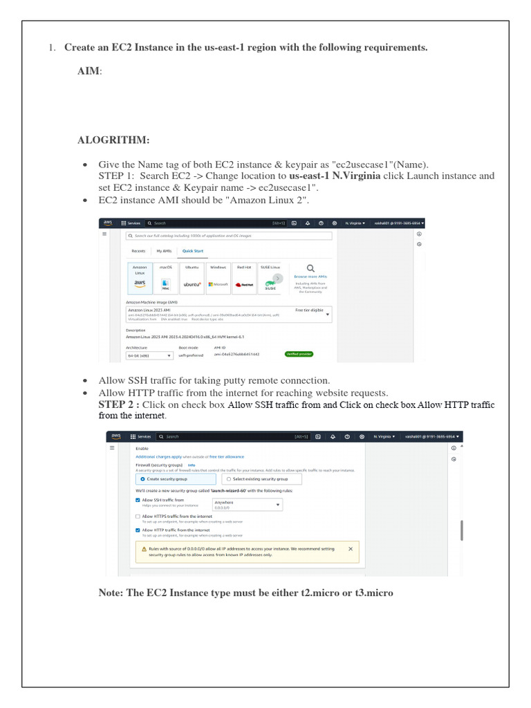 SKCT 2022-26 Cloud Lab Questions-With Solution 1-1-40 | PDF | Apache Http Server | Computing