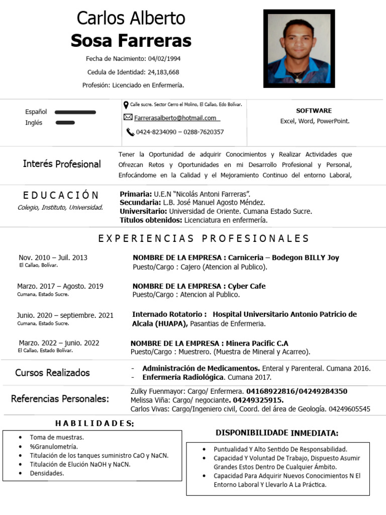 CURRICULUM | PDF | Enfermería