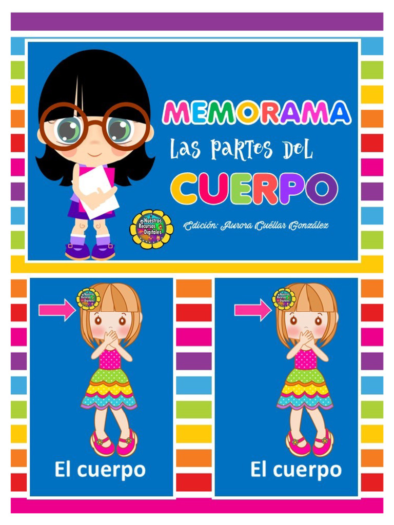 Memórame Partes Del Cuerpo | PDF