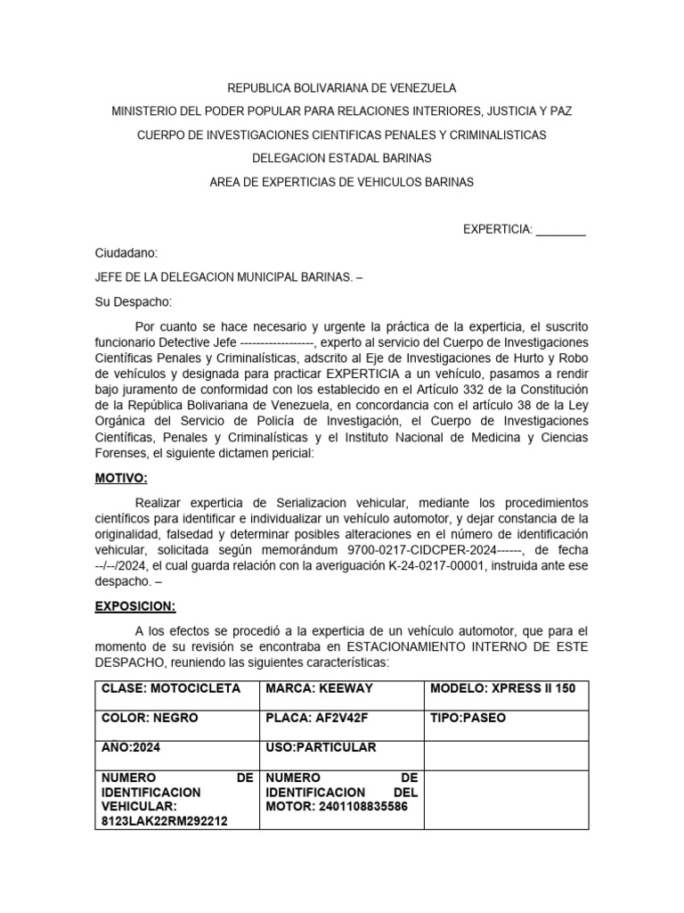 Experticia de Seriales | PDF | Ciencia forense