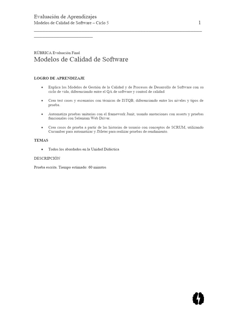 Modelos de Calidad de Software - EF | PDF | Software | Ingeniería de software