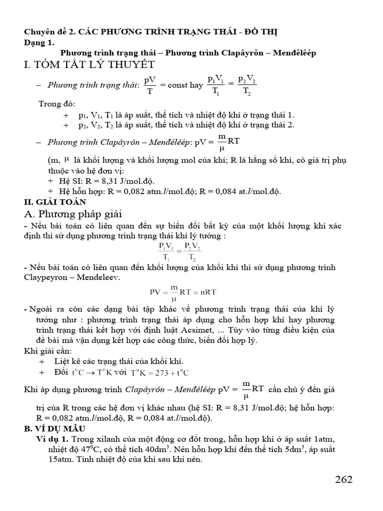 Chuyen de 2. Cac Phuong Trinh Trang Thai - Do Thi | PDF