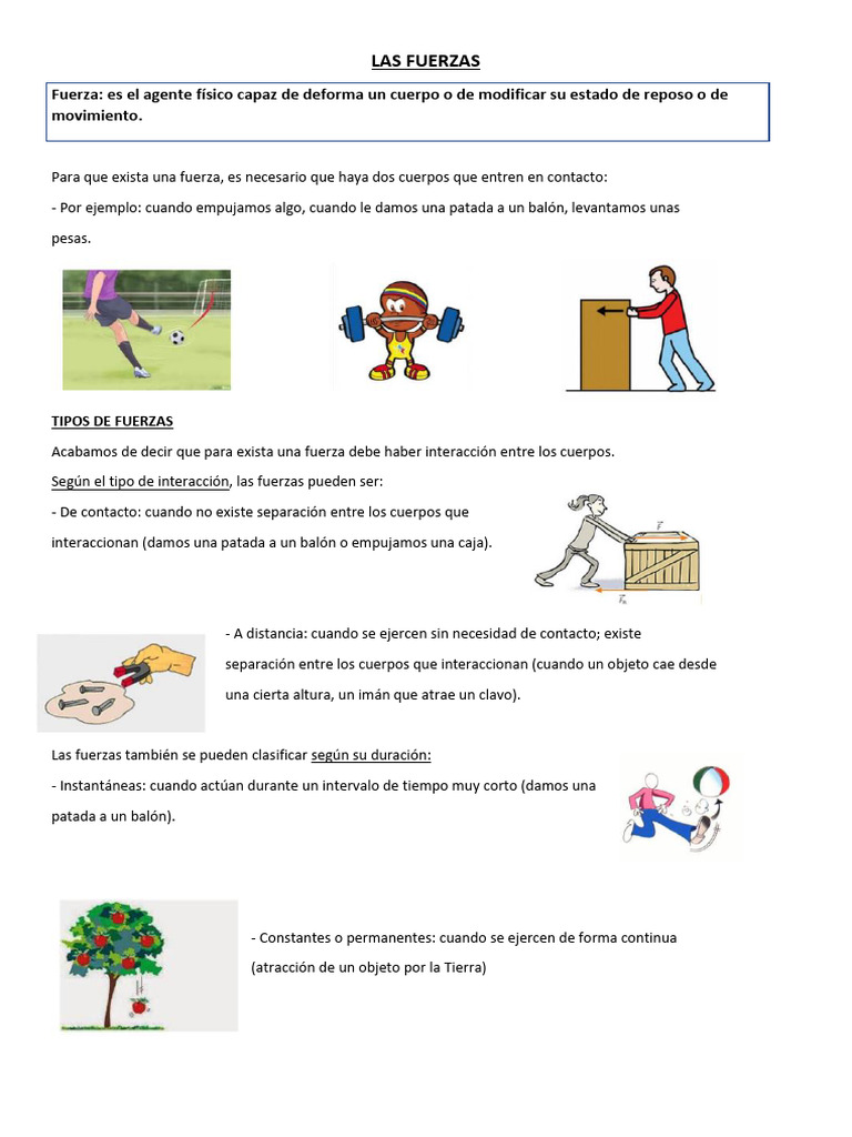 Fuerzas - Unidad de Fuerza | PDF | Fuerza | Vector Euclidiano