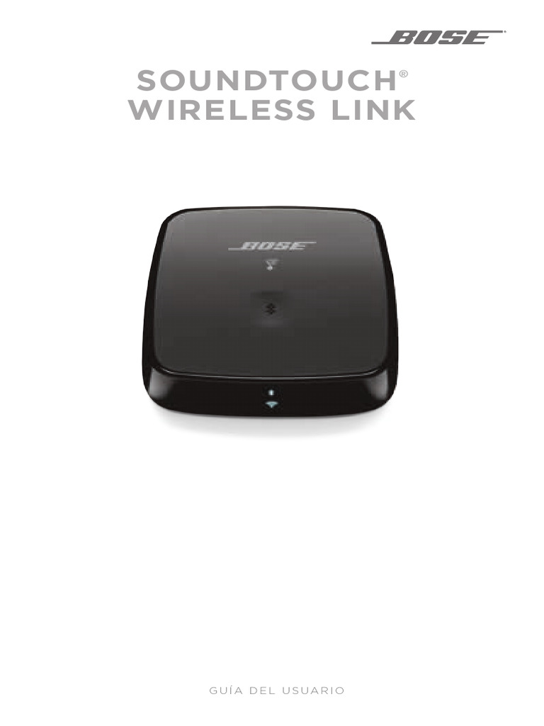 Soundtouch-Adapter Es | PDF | USB | Bluetooth