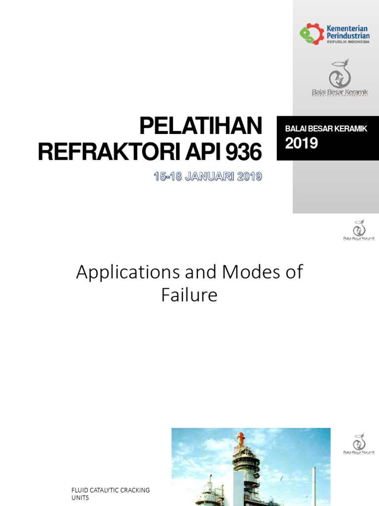 2 AGC - Application and Mode of Repair | PDF | Refractory | Solid