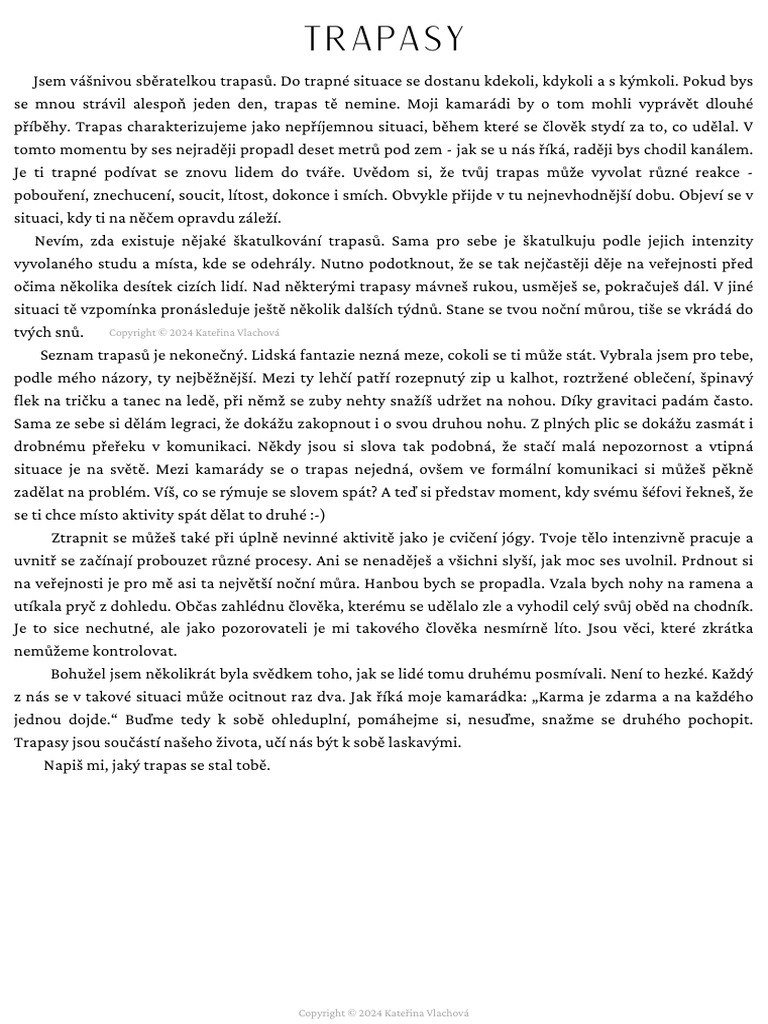 Trapasy | PDF