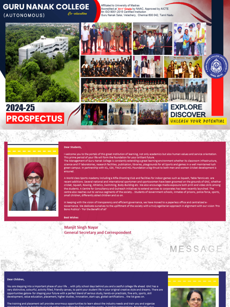 GNC Prospectus 2024 25 | PDF | Entrepreneurship | Startup Company